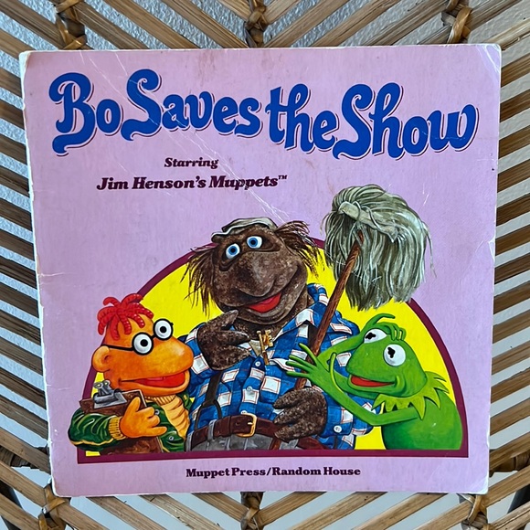Jim Henson | Toys | Vintage Muppets Book Bo Saves The Show Jim Henson ...